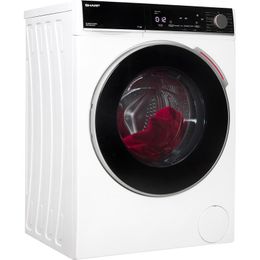 Sharp Waschmaschine &raquo;ES-WNFL814CWDA-DE&laquo; 8 kg 1400 U/min wei&szlig; AquaStop