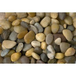 ARCHITECTS PAPER Fototapete &raquo;Pebble Stone Mixed&laquo; Vlies, Wand, Schr&auml;ge braun Vlies B/L: 4m x 2,7m