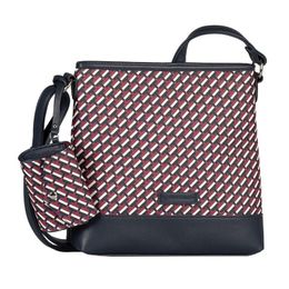 Tom Tailor Damen Tom Tailor Umh&auml;ngetasche &raquo;Xenia&laquo; mit raffiniert geometrischen "T" Print des Logos auf dem Taschenk&ouml;rper B/H/T: 25cm x 25cm x 6,5cm