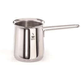 Gefu Milchaufsch&auml;umer &raquo;CLAUDIO&laquo; manuelles Aufsch&auml;umsystem hochwertiger Edelstahl, kompakt & flexibel, 500 ml silber Einheitsgr&ouml;&szlig;e