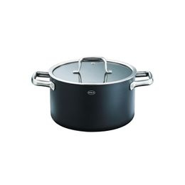 R&ouml;sle R&Ouml;SLE Kochtopf &raquo;Topf EBONIC, ProNero&laquo; 1 tlg. Aluminium Edelstahl schwarz 5 l + &Oslash; 20cm + H&ouml;he 16,8cm