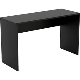 Home Affaire Schreibtisch &raquo;AGAPI&laquo; Breite 130, Computertisch im modernen Design & viel Arbeitsfl&auml;che schwarz B/H/T: 130cm x 75cm x 50cm, schwarz
