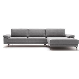 Creation BY ROLF BENZ Ecksofa &raquo;CR.450 elegantes Designsofa mit hohem Sitzkomfort&laquo; grau B/H/T: 274cm x 95cm x 178cm, Stoff, Recamiere rechts