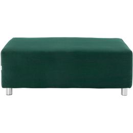 Home Affaire Polsterhocker &raquo;Gy&ouml;r&laquo; democratichome Edition, passend zum Ecksofa 'Gy&ouml;r' gr&uuml;n Microfaser (100% Polyester);Luxus-Microfaser Lederoptik (100