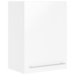 Optifit H&auml;ngeschrank &raquo;Bern&laquo; Breite 50 cm, 70 cm hoch, mit 1 T&uuml;r, mit Metallgriff wei&szlig; wei&szlig;, B/H/T: 50cm x 70,4cm x 34,9cm, T&uuml;ren: 1 Stk.