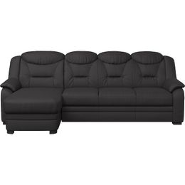 COTTA Ecksofa &raquo;Marcus L-Form&laquo; wahlweise mit Schlaffunktion schwarz 64% Polyurethan, 25% Polyester, 11% Baumwolle B/H/T: 262cm x 99cm x 162cm, 