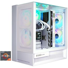 Cougar Gaming-PC &raquo;OmnyX WT 8126 AMD Ryzen 7 9850X3D 32GB DDR5 2TB SSD RTX 5090&laquo; Windows 11, DDR5 RAM, Wasserk&uuml;hlung Wi-Fi 7 & Bluetooth 5.4; 4x USB 2.0; 5x 
