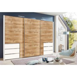 wimex Schwebet&uuml;renschrank &raquo;Level by fresh to go&laquo; wei&szlig; B/H/T: 300cm x 236cm x 65cm, Schubladen: 6 Stk. T&uuml;ren: 3 Stk.