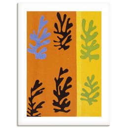 Artland Wandbild &raquo;Komposition (Der Samt). 1947&laquo; Gegenstandslos 1 Stk. tlg. als Alubild, Leinwandbild, Poster, Wandaufkleber in verschied. Gr&ouml;&szlig;en bunt Leinwand