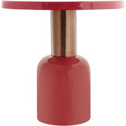 Kayoom Beistelltisch &raquo;Art Deco 125, Abstelltisch aus Metall,funktional und stabil&laquo; 1 Stk. tlg. Dekorativ, glanzvolle Lackierung, stilvolles Design orange 100
