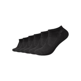 Camano Damen Kurzsocken &raquo;ca-soft&laquo; 6 Paar tlg. mit verst&auml;rktem Zehenbereich schwarz 35-38