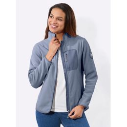 WITT WEIDEN Fleece-Jacke in taubenblau | Gr.: 40
