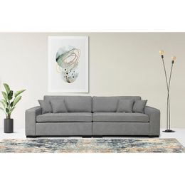 Home Affaire 2-Sitzer &raquo;Skara&laquo; Lounge-Sofa mit Federkernpolsterung, in vielen Bezugsvarianten grau 100% Polyester B/H/T: 220cm x 86cm x 100cm, Struktur