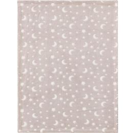 Biederlack Babydecke &raquo;Set Kuschetier mit Decke&laquo; Pixy Igel, 75 x 100 beige Polyester B/L: 75cm x 100cm