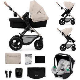 Kinderkraft Kombi-Kinderwagen &raquo;MOOV 2 Air 3IN1&laquo; 27 kg mit Luftreifen grau Einheitsgr&ouml;&szlig;e Kombi-Kinderwagen