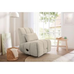 Jockenh&ouml;fer Relaxsessel &raquo;Doncaster, B: 84 cm, Sitzh&ouml;he: 50 cm&laquo; mit Dreh-, Schauckel-, Relax- & Wippfunktion, weicher Cordstoff grau Cord, Drehfunktion 