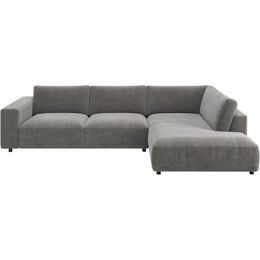 Musterring Ecksofa &raquo;MR LUCIA, Luxuri&ouml;se Wohlf&uuml;hlgarnitur von &laquo; Erstklassige Kammerkissen, komfortable Umbauecke & zeitloser Look grau 88% Polyester, 12% 