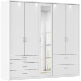 Rauch Dreht&uuml;renschrank &raquo;Kleiderschrank Schrank Garderobe W&auml;scheschrank WILDBERG&laquo; Breiten 230/275 cm, H&ouml;hen 212/231 cm, mit 6 Schubladen, obere 