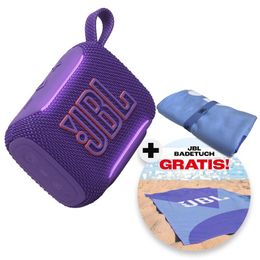JBL Bluetooth-Lautsprecher &raquo;Set: GO 5 + Strandtuch&laquo; (A2DP Bluetooth AVRCP Bluetooth Bluetooth 4,8 W) Kompakter, wasserdichter und sto&szlig;fester 