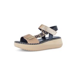 Gabor Plateau Sandaletten in Beige | Gr.: 40,5