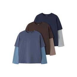 TWO SOON 3er-Pack T-Shirt in Navy Blazer1 | Gr.: 134/140