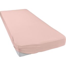 bellana Spannbettlaken &raquo;bellana Aqua mit Elasthan, 160 g/m&sup2;&laquo; Spannbetttuch f&uuml;r Matratzen bis 35cm H&ouml;he, b&uuml;gelfrei, faltenfrei lila Jersey-Elasthan, 