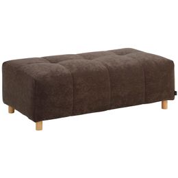 Home Affaire Polsterhocker &raquo;Scania&laquo; passend zum Ecksofa "Scania" grau Microfaser (100% Polyester);Struktur fein (100% Polyester);Samtoptik (100% 