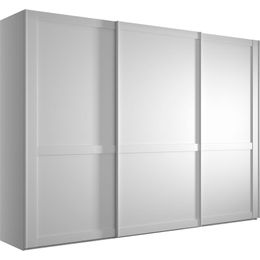 Wiemann Schwebet&uuml;renschrank &raquo;G&ouml;teborg&laquo; Querriegel und Griffleisten im Korpusfarbton wei&szlig; Holzwerkstoff B/H/T: 295,2cm x 220cm x 67cm, T&uuml;ren: 3 Stk.