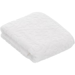 Vossen Badetuch &raquo;Fidelio&laquo; wei&szlig; Walkfrottier, Obermaterial: 100% Baumwolle B/L: 100cmx150cm, 1 Stk., Walkfrottier