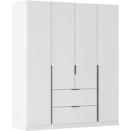 OTTO home Dreht&uuml;renschrank &raquo;Kleiderschrank Schrank Garderobe AGORDO mit Dekor- oder Hochglanzfront&laquo; in zwei Griff-Farben, Breite 181 cm, mit 
