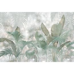 Komar Vliestapete &raquo;Vlies - Paillettes Tropicales - Gr&ouml;&szlig;e 368 x 248 cm&laquo; bedruckt glatt Wohnzimmer, Schlafzimmer bunt Vlies B/L: 368m x 248m, Rollen: 1