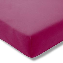 Estella Spannbettlaken &raquo;Jersey-Stretch-Spannbetttuch&laquo; Der Ma&szlig;anzug f&uuml;r die Matratze pink Jersey-Elasthan, Obermaterial: 97% Baumwolle, 3% Elasthan B/L: 200cm,