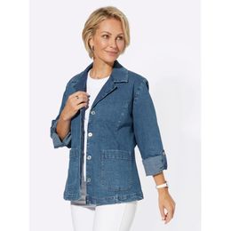 WITT WEIDEN Jeans-Blazer in blue-bleached | Gr.: 40