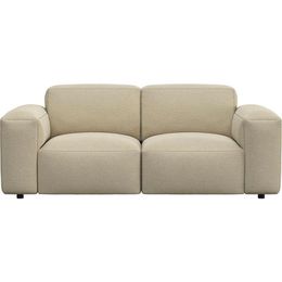 FLEXLUX 2-Sitzer &raquo;Lucera Sofa, super bequem durch hochwertigen Sitzaufbau mit Kaltschaum&laquo; Designsofa, modern & anschmiegsam beige 100% Polyester B/H/T