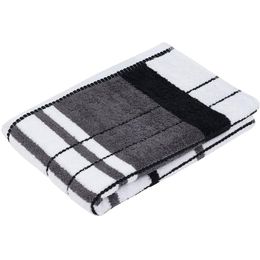 G&ouml;zze Duschtuch &raquo;Berlin Streifen&laquo; schwarz Frottier, Obermaterial: 100% Baumwolle B/L: 70cmx140cm, 1 Stk., Frottier