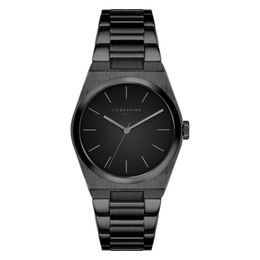 Liebeskind Berlin Damen Quarzuhr &raquo;Minimalist 45 mm&laquo; Armbanduhr, Damenuhr, Edelstahlarmband, analog schwarz Einheitsgr&ouml;&szlig;e