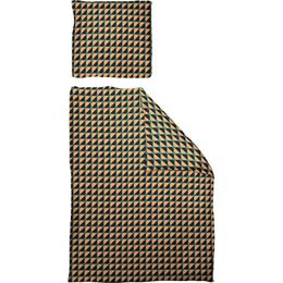 Adam Bettw&auml;sche &raquo;Circles&laquo; 2 Stk. aus 100 % Bio-Baumwolle, 2 teilig - Bettw&auml;sche Set blau Renforc&eacute;, Obermaterial: 100% Baumwolle B/L: 155cm x 220cm, 1 Stk.,