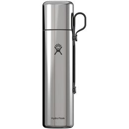 Hydro Flask Thermoflasche &raquo;Trinkflasche 36 OZ HOT FLASK AND CUP, 1090 ml&laquo; Auslaufsicher, All-in-One Design silber Edelstahl 1.090ml