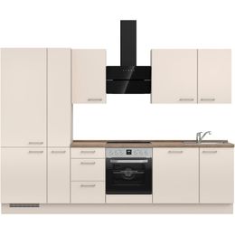 Nobilia K&uuml;chenzeile &raquo;"Laser II", NEU: individuell anpassbar mit gratis Profi-Beratung&laquo; vormontiert, 300 cm breit, optional mit verschiedenen E‐Ger&auml;te-