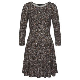 Laura Scott Jerseykleid in schwarz-bunt-gemustert | Gr.: 46