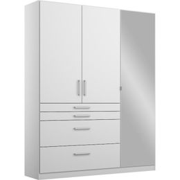 Rauch Dreht&uuml;renschrank &raquo;Kleiderschrank Schrank Garderobe Garderobenschrank HOMBURG&laquo; mit Spiegel, oberer Schubkasten mit Einteilung MADE IN GERMANY 