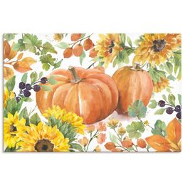Artland Wandbild &raquo;Autumn Breeze III&laquo; Pflanzenbilder 1 Stk. tlg. als Alubild, Leinwandbild, Poster, Wandaufkleber in verschied. Gr&ouml;&szlig;en orange Leinwand B/H/T: 