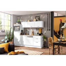 Optifit K&uuml;chenzeile &raquo;Parma&laquo; ohne E-Ger&auml;te, Breite 240 cm wei&szlig; B/H/T: 240cm x 60cm