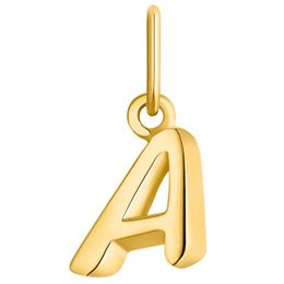 Amor Damen Kettenanh&auml;nger &raquo;Letters&laquo; Made in Germany gold Gelbgold 375, 0,37 g