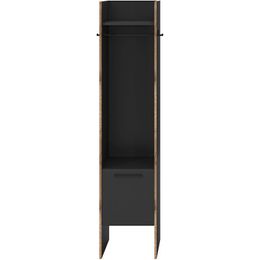 Home Affaire Garderobenschrank &raquo;MUSTA, Breite: 42cm, inkl. Kleiderstange, 2 Haken, 1 T&uuml;r&laquo; Dielenschrank, Flurschrank, Schrank, Universalschrank, 