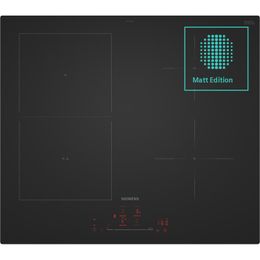 Siemens Induktions-Kochfeld &raquo;ED61AHSC1E&laquo; Moderne matte Optik: 5x weniger sichtbare Kratzer schwarz Einheitsgr&ouml;&szlig;e Induktions-Kochfeld
