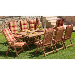 Merxx Garten-Essgruppe &raquo;Maracaibo&laquo; braun Obermaterial: 100% Polyester. F&uuml;llung: 100% Polyurethan Einheitsgr&ouml;&szlig;e