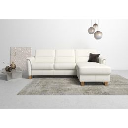 Home Affaire Ecksofa &raquo;Palmera L-Form, B: 244 cm - OTTO. Verl&auml;ssliche Qualit&auml;t.&laquo; optional Schlaffunktion & Bettkasten, Federkern wei&szlig; Luxus-Microfaser 