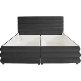 LeGer Home by Lena Gercke Polsterbett &raquo;Maylis&laquo; wahlweise mit und ohne Matratze und Lattenrost, auch in 200cm Breite grau 100% Polyester Liegefl&auml;che 