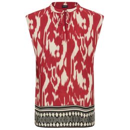 Laura Scott Shirtbluse in rot-gemustert | Gr.: 42